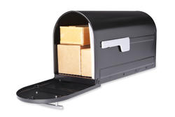 Architectural Mailboxes® Boulder Black Post Mount Mailbox at Menards®