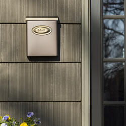 Gibraltar Mailboxes® Designer Venetian Bronze Locking Wall-Mount ...