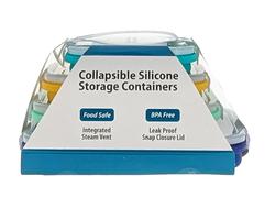 Collapsible Square Silicone Storage Container - 4 Piece at Menards®