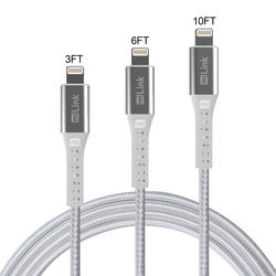 miLink Lightning to USB-C Charging Cable - 3 Pack at Menards®