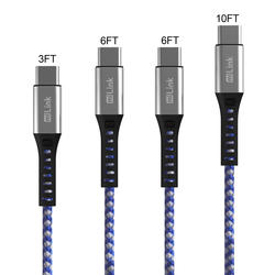 miLink USB-C to USB-C Charging Cable - 4 Pack at Menards®