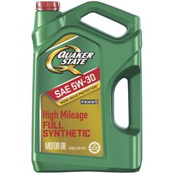 Quaker State® High Mileage Full Synthetic 5W-30 Motor Oil - 5 Quart at ...