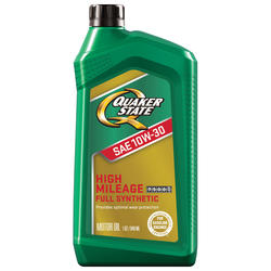 Quaker State® High Mileage Full Synthetic 10W-30 Motor Oil - 1 Quart at ...
