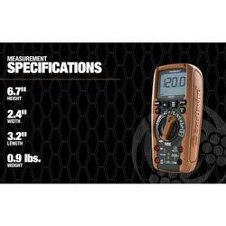 Southwire® TechnicianPRO™ True RMS CAT IV Multimeter at Menards®