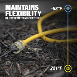 Southwire ® 50' 10/3 Polar/Solar Yellow Outdoor Extra Heavy-Duty Cold ...