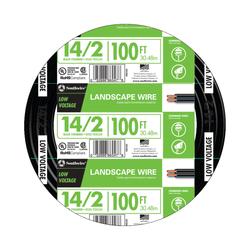 Southwire® 100' 14/2 Black Low Voltage Landscape Lighting Cable at Menards®