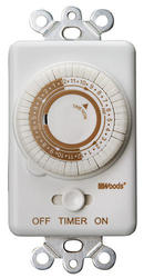 Woods® 20-Amp Direct Wire White Mechanical Timer at Menards®