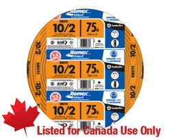 Southwire® 75-Meter 10/2 NMD-90 Cable with Ground Wire (Canada Only) at ...