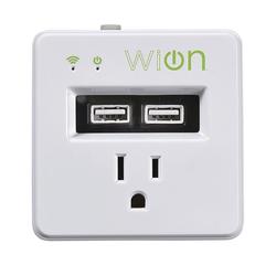 WiOn™ Indoor Wi-Fi Wall Outlet with 2 USB Ports at Menards®