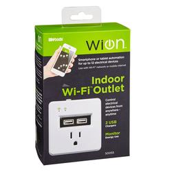 WiOn™ Indoor Wi-Fi Wall Outlet with 2 USB Ports at Menards®