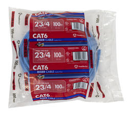 Southwire® 100' 23/4 Blue CAT6 Riser Data Cable at Menards®