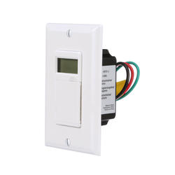 Woods® 15-Amp Direct Wire White Digital Timer at Menards®