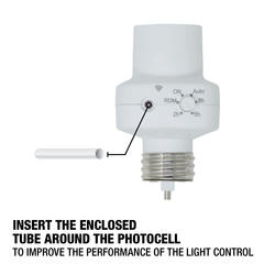 Smart Electrician® 60 Watt Light Control with Photocell & Timer at Menards®