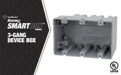 Southwire® SmartBox™ 3-Gang 55 Cu.In. Electrical Switch/Outlet Box at ...