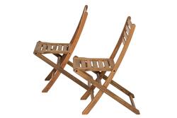Backyard Creations® Wood Patio Dining Chair - 2 Pack at Menards®