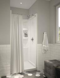 Delta® Hycroft® 36"W x 36"D White Single Threshold Shower Base with ...