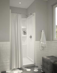 Delta® Hycroft® ProCrylic® 36"W x 36"D x 78"H White Shower with Center ...