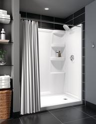 Delta® Hycroft® 60"W x 32"D x 73-1/2"H White Shower Wall Surround (3 ...
