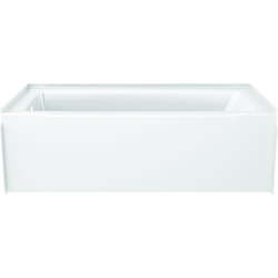 Delta® Hycroft® 2.0 ProCrylic® 60"W x 30"D x 78-1/16"H White Tub/Shower ...