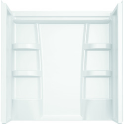Delta® Hycroft® 2.0 ProCrylic® 60"W x 32"D x 78-1/16"H White Tub/Shower ...