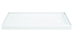 Delta® Hycroft® 2.0 ProCrylic® 60"W x 32"D x 75-9/16"H White Shower ...