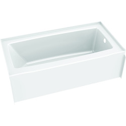 Delta® Hycroft® 2.0 ProCrylic® 60"W x 30"D x 78-1/16"H White Tub/Shower ...