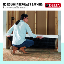 Delta® Hycroft® 2.0 ProCrylic® 60"W x 32"D White Single Threshold ...