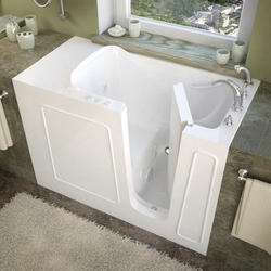 Meditub® 53"W x 26"D White Right Drain 6-Jet Massage Walk-In Whirlpool ...