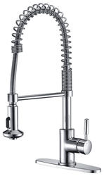 ANZZI® Eclipse One-Handle Pull-Down Polished Chrome Kitchen Faucet at ...