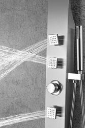 ANZZI® Sans 40 in. Full Body Shower Panel System with Heavy Rain Shower ...