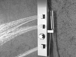 ANZZI® Sans 40 in. Full Body Shower Panel System with Heavy Rain Shower ...