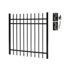 EZ Fence Belleville 4 x 4 Black Gate at Menards®