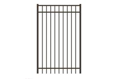 Specrail 5 x 5 Bronze Aluminum 3-Rail Walk Gate at Menards®