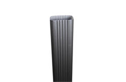 Spectra Metals 3" x 4" x 15" Black Aluminum Gutter Downspout Extension ...