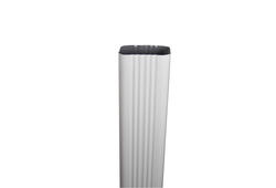 Spectra Metals 2" x 3" x 10' Linen Aluminum Gutter Downspout at Menards®