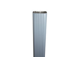 Spectra Metals 3" x 4" x 10' Traditional Blue Aluminum Gutter Downspout ...