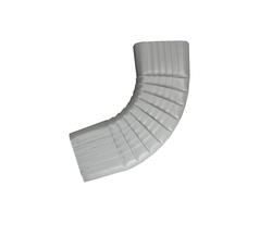 Spectra Metals 3" x 4" Colonial Gray B-Style Aluminum Gutter Elbow at ...