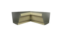 Spectra Metals 5" Antique Ivory Aluminum Gutter Inside Corner at Menards®
