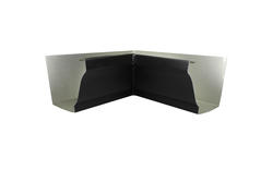 Spectra Metals 6" Black Aluminum Gutter Inside Corner at Menards®
