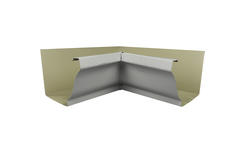 Spectra Metals 6" Colonial Gray Aluminum Gutter Inside Corner at Menards®
