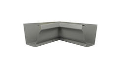Spectra Metals 5" Dove Gray Aluminum Gutter Inside Corner at Menards®