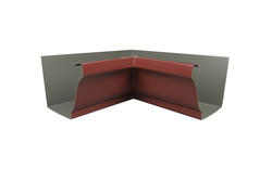Spectra Metals 5" Scotch Red Aluminum Gutter Inside Corner at Menards®
