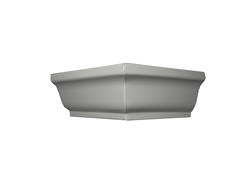 Spectra Metals 5" Colonial Gray Aluminum Gutter Outside Corner at Menards®