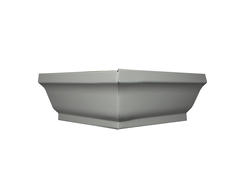 Spectra Metals 5" Pearl Gray Aluminum Gutter Outside Corner at Menards®