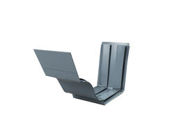 Spectra Metals 5" Traditional Blue Aluminum Slip Joint Gutter Connector ...