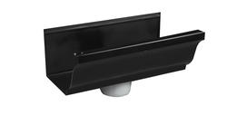 Spectra Metals 5" Black Aluminum Gutter Drop for 3" Downspout at Menards®