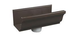 Spectra Metals 5" Musket Brown Aluminum Gutter Drop for 3" Downspout at ...