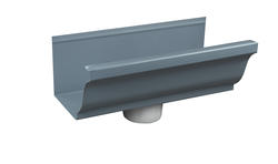 Spectra Metals 5" Traditional Blue Aluminum Gutter Drop for 3 ...