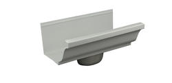 Spectra Metals 5" White Aluminum Gutter Drop for 4" Downspout at Menards®