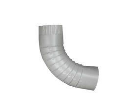 Spectra Metals 4" Colonial Gray Round Aluminum Gutter Elbow at Menards®